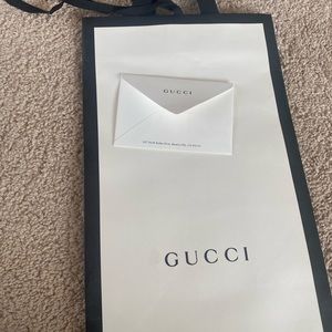 Gucci | Accessories | Gucci Gift Box With The Receipt Envelope | Poshmark